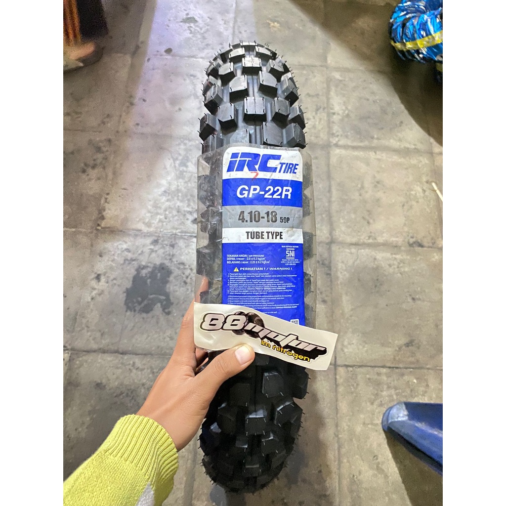 Jual Ban Motor Trail IRC GP-22R ( GP22R ) 410-18 CRF offline lebih murah | Shopee Indonesia