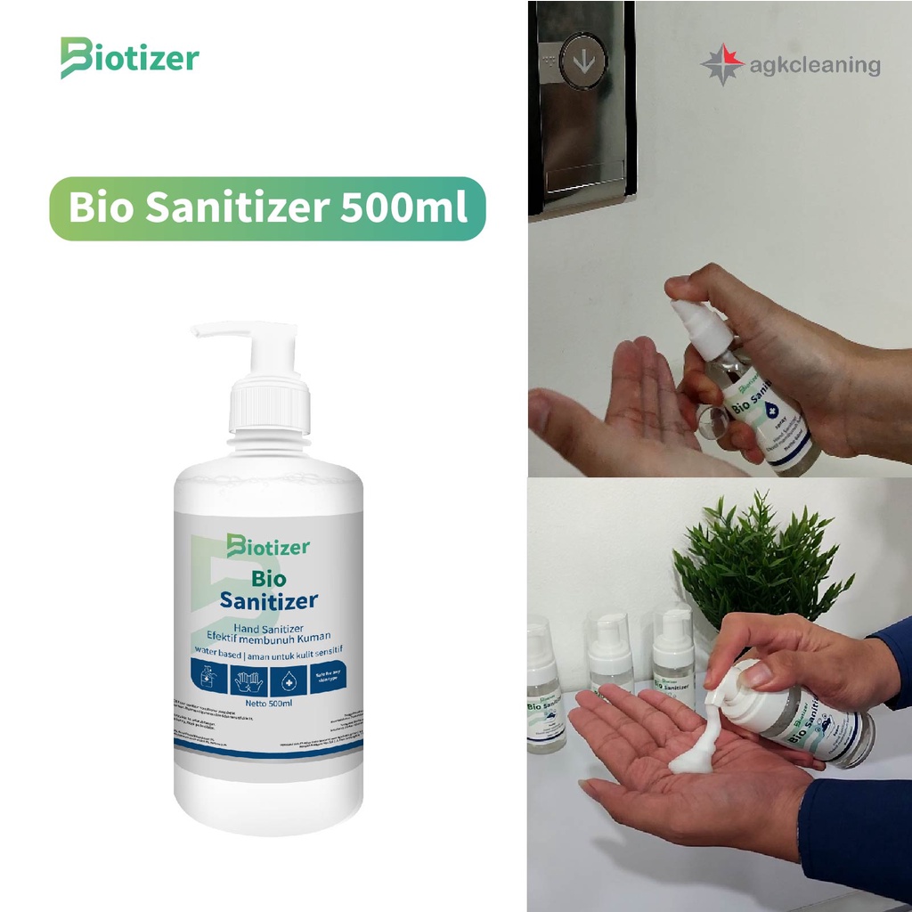 Jual Hand Sanitizer Non Alkohol - Alcohol Free - Bio Sanitizer 500ml ...