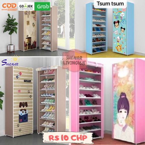Jual RS CHP 10 / RAK SEPATU / RAK SEPATU PORTABLE / RAK TUTUP SELETING ...