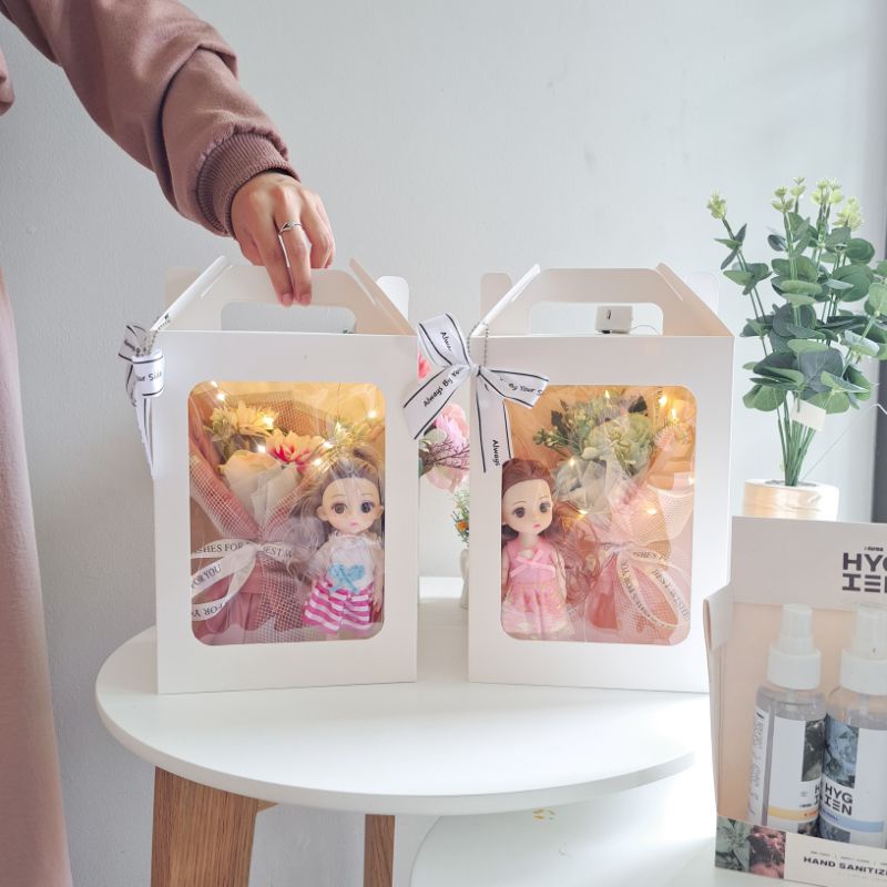 Jual Fantastic Box Special Gift Flower box paket hadiah boneka ...