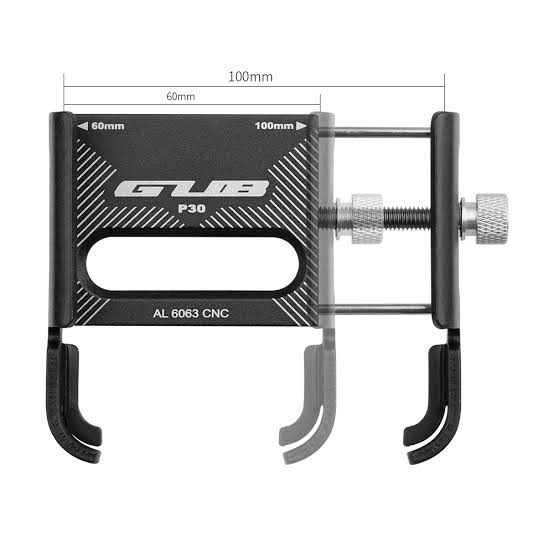 Jual HOLDER HP HOLDER MOTOR ALUMUNIUM GUB P30 ORIGINAL | Shopee Indonesia