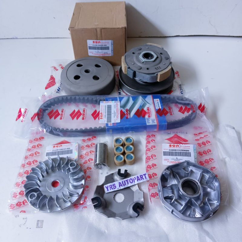 Jual Paket Lengkap CVT Suzuki Spin 125cc Skywave 125 Skydrive 125 ...