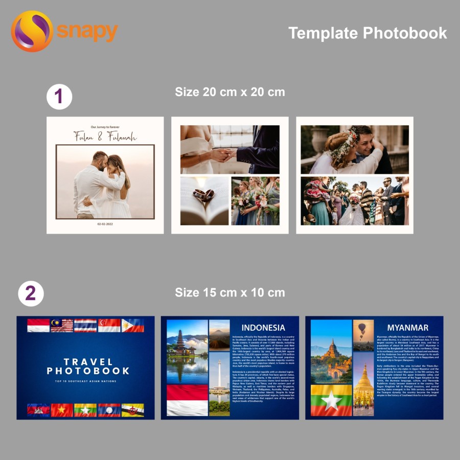 Jual Snapy - Album Foto Photobook Cetak Custom Buku Photo Yearbook ...