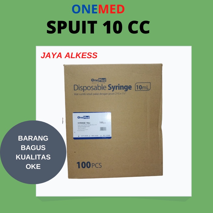 Jual Disposable Syringe 10 CC OneMed Spuit 10 Ml OneMed | Shopee Indonesia