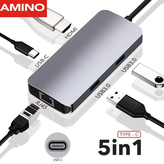 Jual Amino Type C Usb Hub Charging Multi Port Adapter For Ultra ...