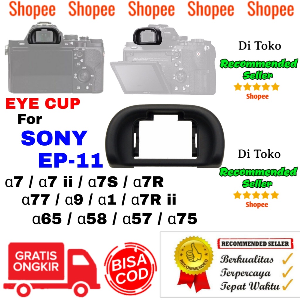 Jual Eye Cap / View Finder EP-11 For Kamera Sony Mirrorles Eyecup Nex Alfa ViewFinder Karet ...