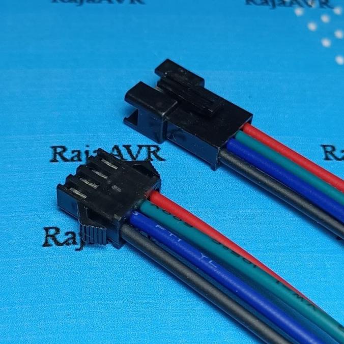 Jual Socket Kabel Konektor PCB Male Female 2 3 4 Pin 2P 4P Connector ...