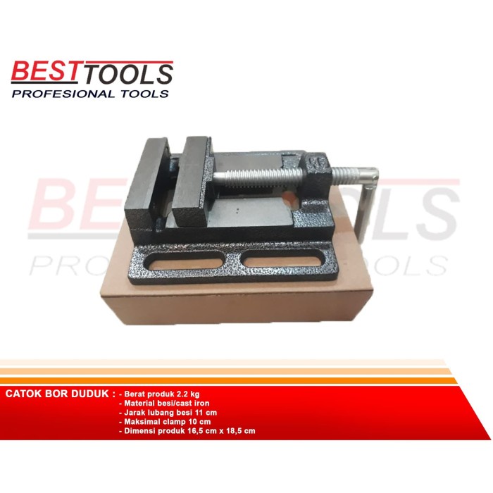 Jual Catok / Ragum / Tanggem Bor Duduk 3" (75Mm) | Shopee Indonesia