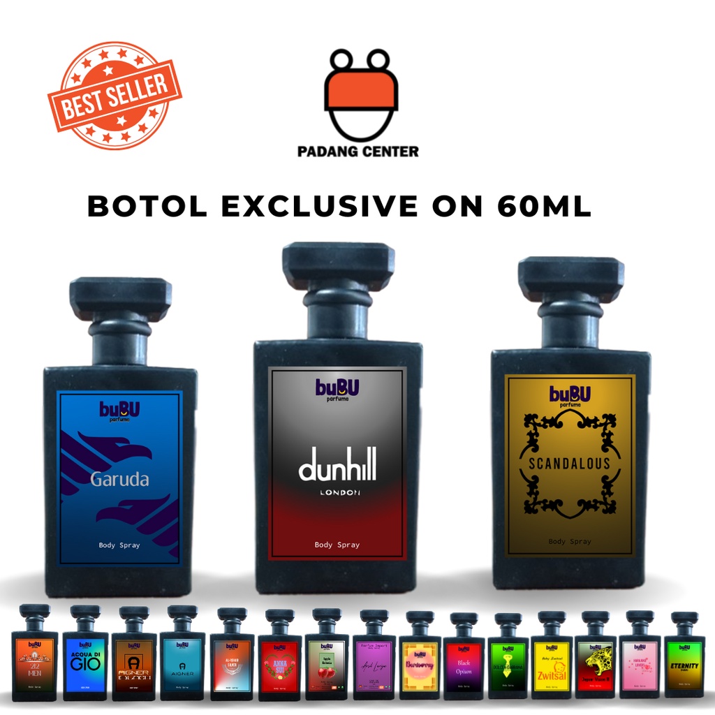 Jual Parfum Botol Hitam Spray 60ml Excusive - Parfum 60ml - Parfum ...