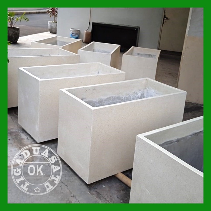 Jual Pot Terazzo Panjang Handmade (100 x 50 x 60 cm) | Shopee Indonesia
