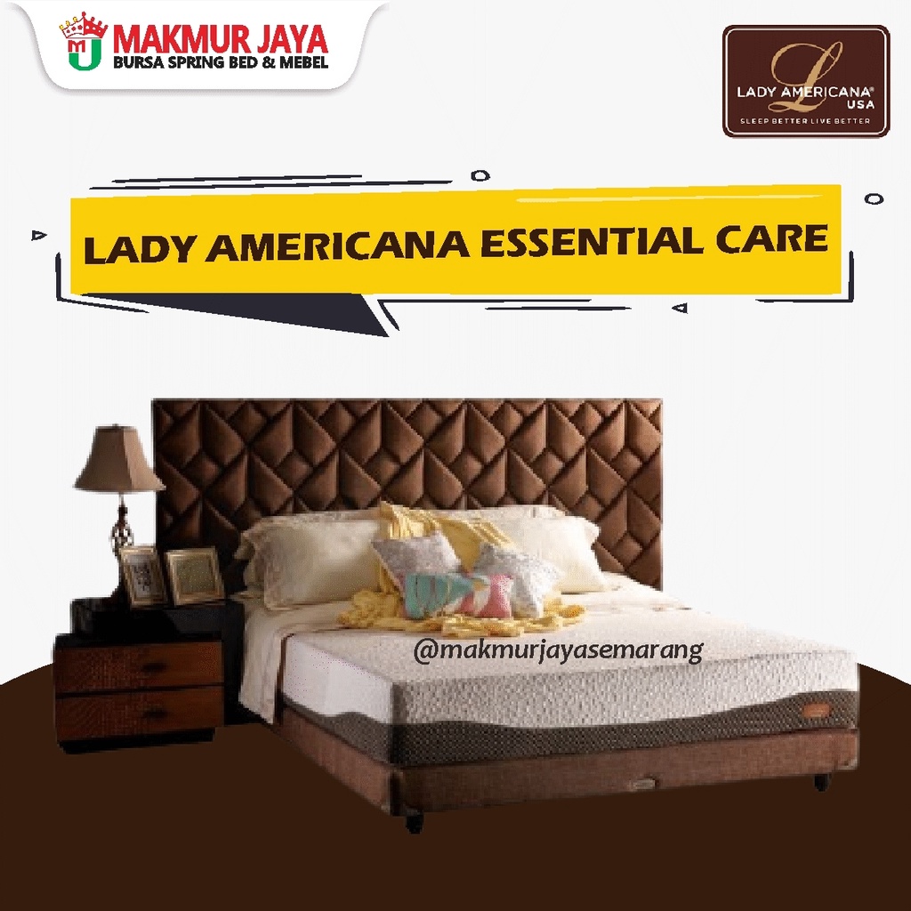 Jual KASUR SPRINGBED LADY AMERICANA ESSENTIAL CARE | Shopee Indonesia