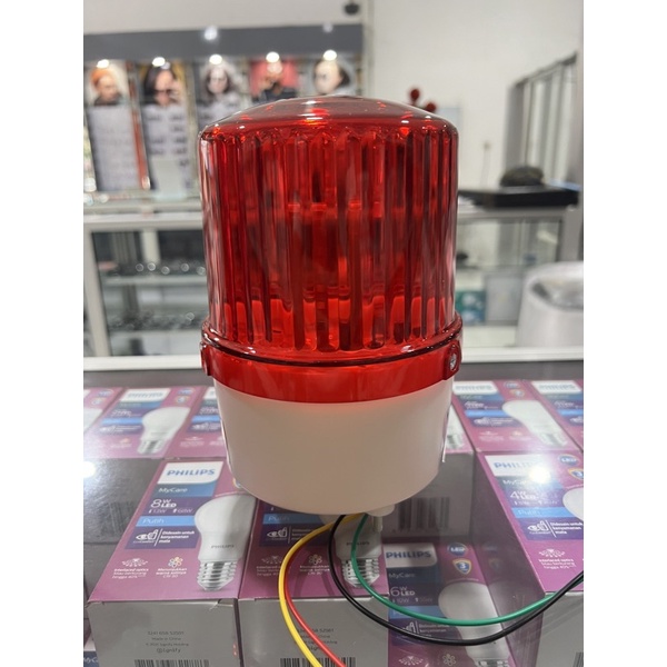 Jual lampu rotary warning light 220V DC 12V 24V | Shopee Indonesia
