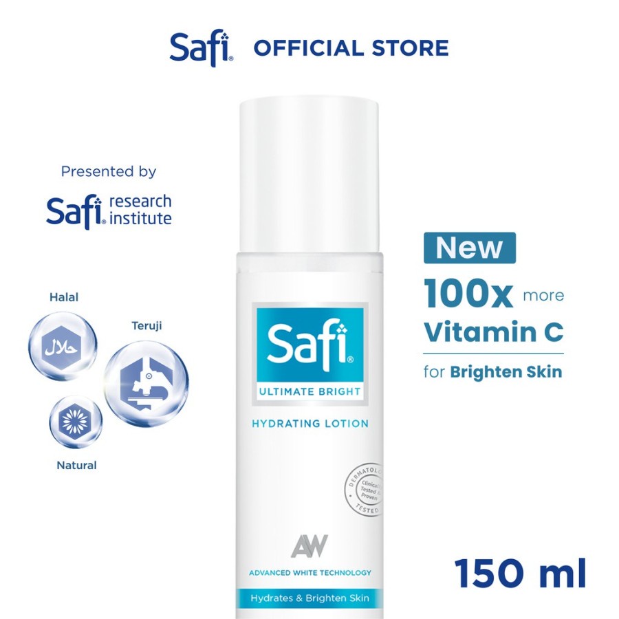 Jual Safi Ultimate Lotion Bright Hydrating 150Ml | Shopee Indonesia