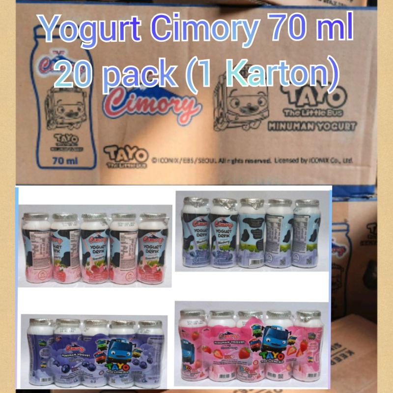 Jual Cimory Yogurt Botol 70 ml x 100 pcs (1 Karton) | Shopee Indonesia