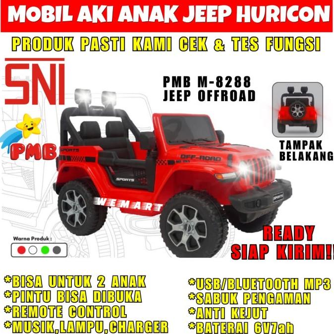 Jual Mobil Aki Anak Jeep Offroad Rubicon Pmb M-8288 Remote Control 2 ...