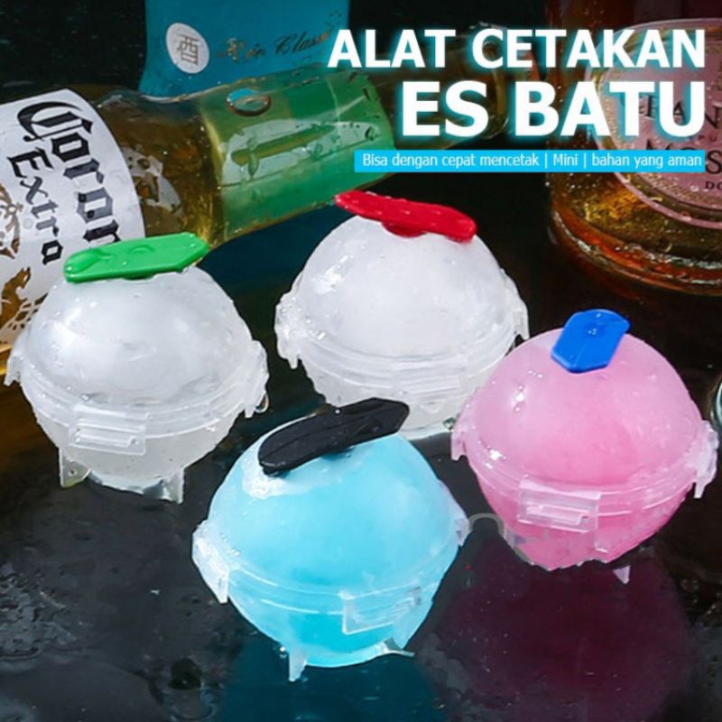 Jual Cetakan Es Batu Bulat Jumbo Unik Tempat Cetak Puding Agar Jelly ...