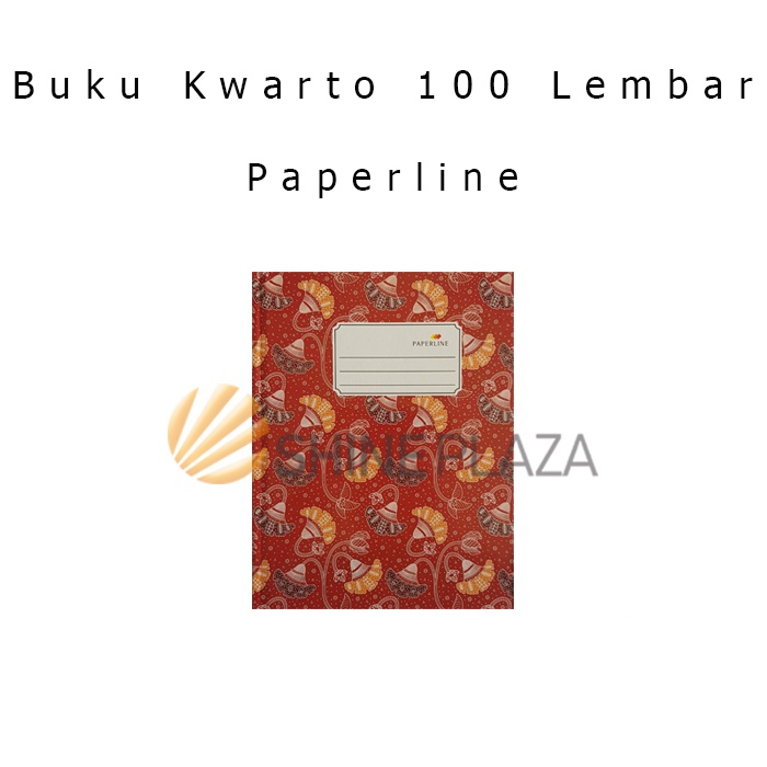 Jual Buku Tulis Kwarto Paperline 100 Lembar - Quarto Kuarto Hardcover ...