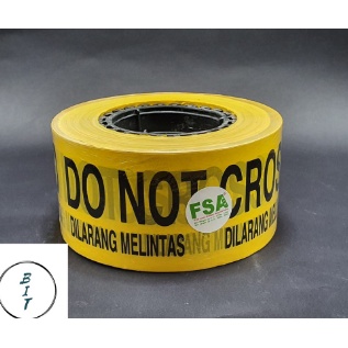 Jual GARIS POLISI KUNING HITAM / POLICE LINE DO NOT CROSS 3"X300m ...