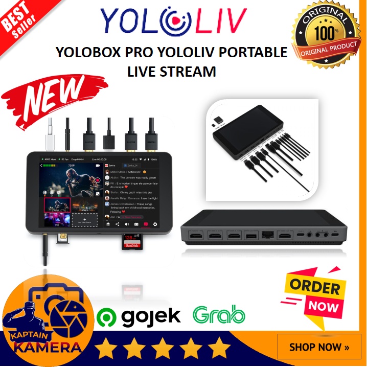Jual YoloLiv Yolobox Pro Portable Live Stream YoloLiv Multicam | Shopee ...