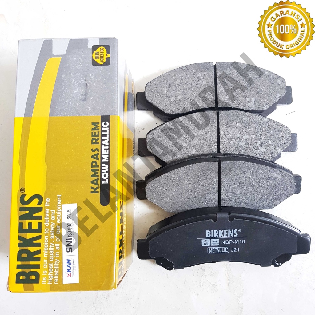 Jual Brake Pad / Kampas Rem Depan Nissan Evalia Asli 100% Birkens D1060 ...