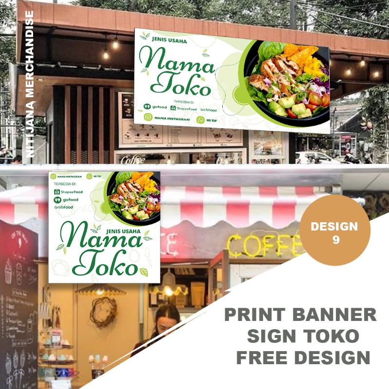 Jual DESIGN PLUS CETAK BANNER/SPANDUK NAMA TOKO BISA CUSTOM UKURAN ...