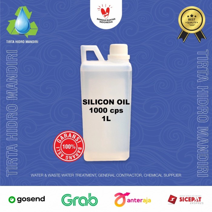 Jual Minyak Silikon/ Silikon Oil 1000 Cps/Pelumas Treadmil 1 Liter ...