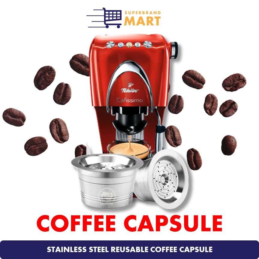 Jual Reusable Capsule Coffee Machine Caffitaly Cafissimo Tchibo Kapsul ...
