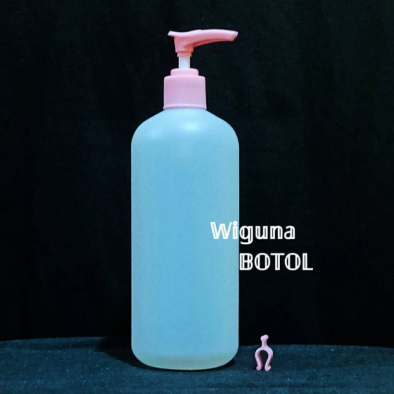 Jual Botol Pump 500ml HDPE / Botol HDPE 500ml Tutup Pump Clip Lock / Botol Sabun 500ml | Shopee ...
