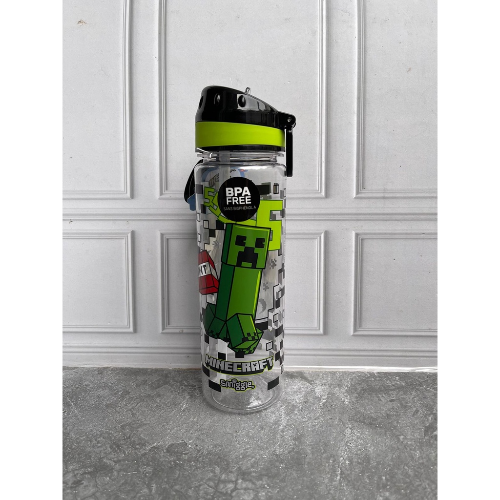 Jual SMIGGLE X MINECRAFT DRINK BOTTLE - BOTOL MINUM SMIGGLE | Shopee ...