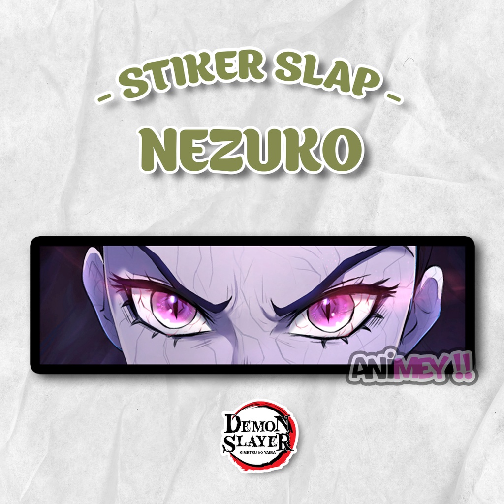 Jual Stiker Slap Nezuko Demon Slayer / Sticker Slap Anime Waterproof ...