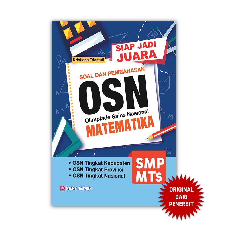 Jual OSN Matematika SMP MTs - Olimpiade Sains Nasional MTK | Shopee Indonesia