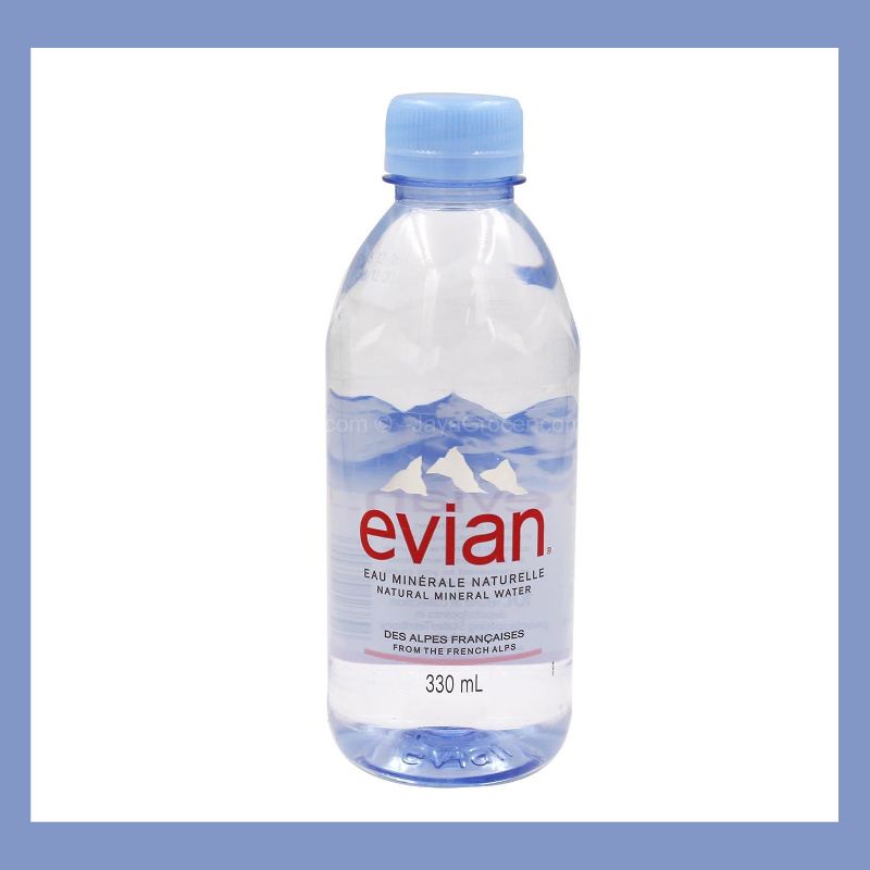 Jual Evian, Natural Mineral Water 330ml. Original Perancis | Shopee Indonesia