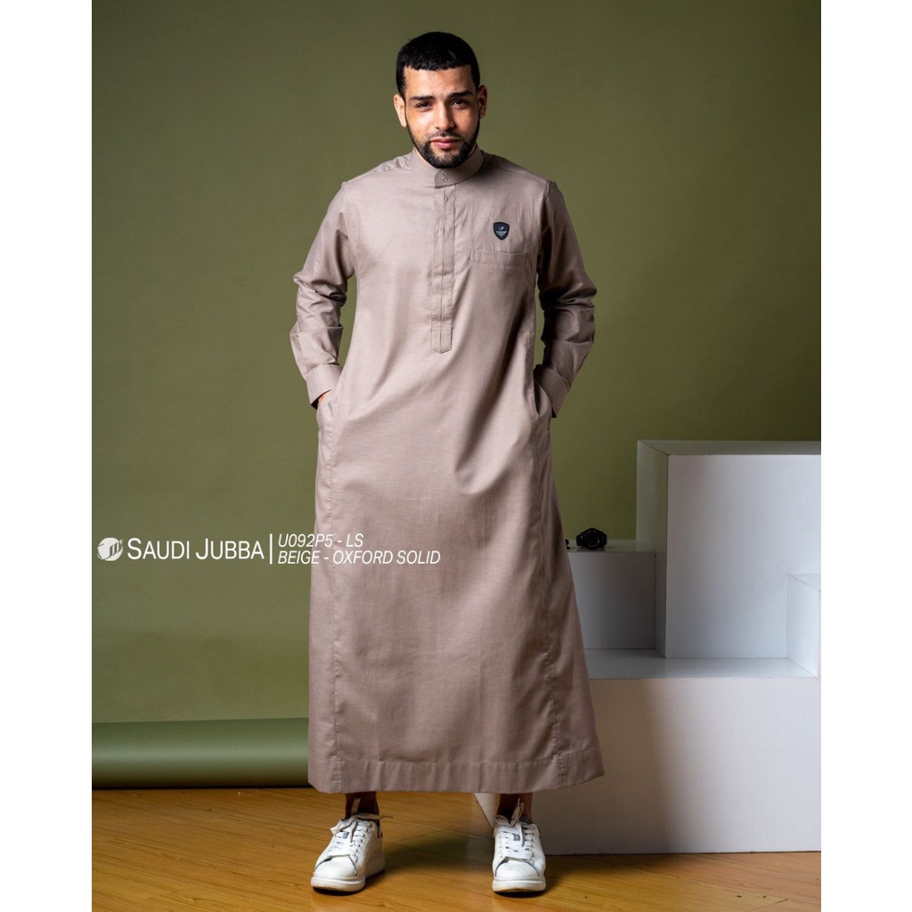 Jual SAMASE Saudi Jubba U092P Baju Jubah Saudi Lengan Panjang | Shopee ...