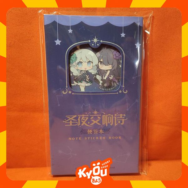 Jual Holy Night Symphonic Poem Chibi Note Sticker Book A ver.- Honkai ...