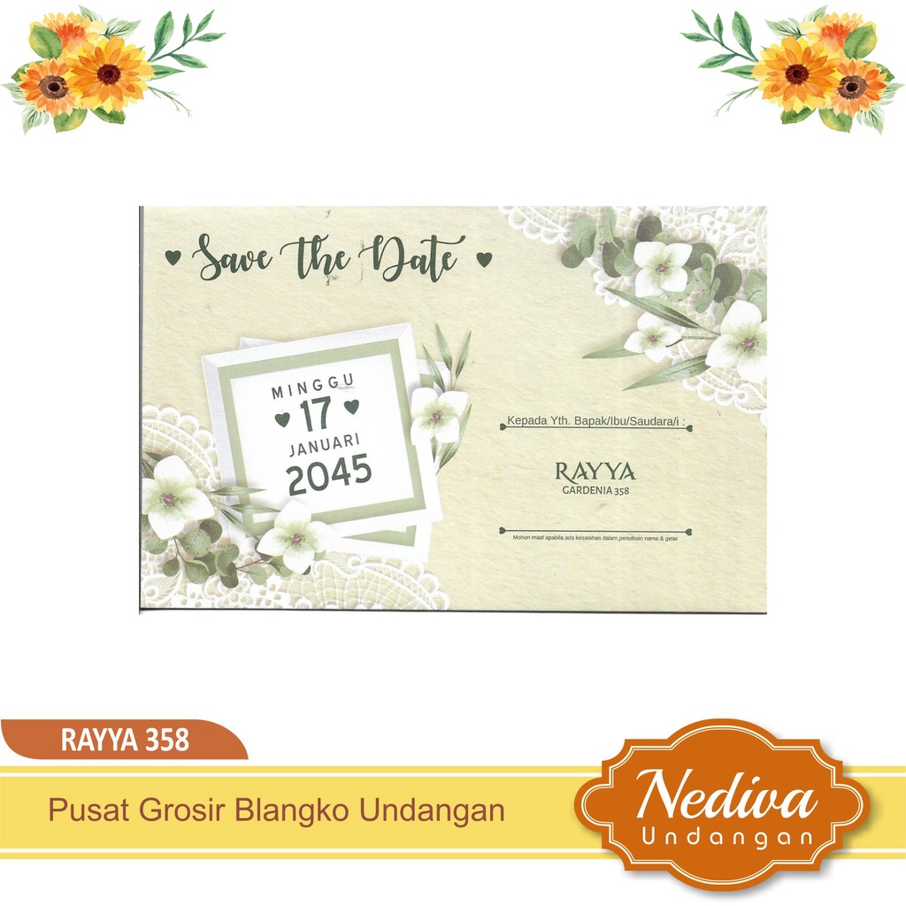 Jual Blangko Undangan Rayya 358 Harga Murah | Shopee Indonesia