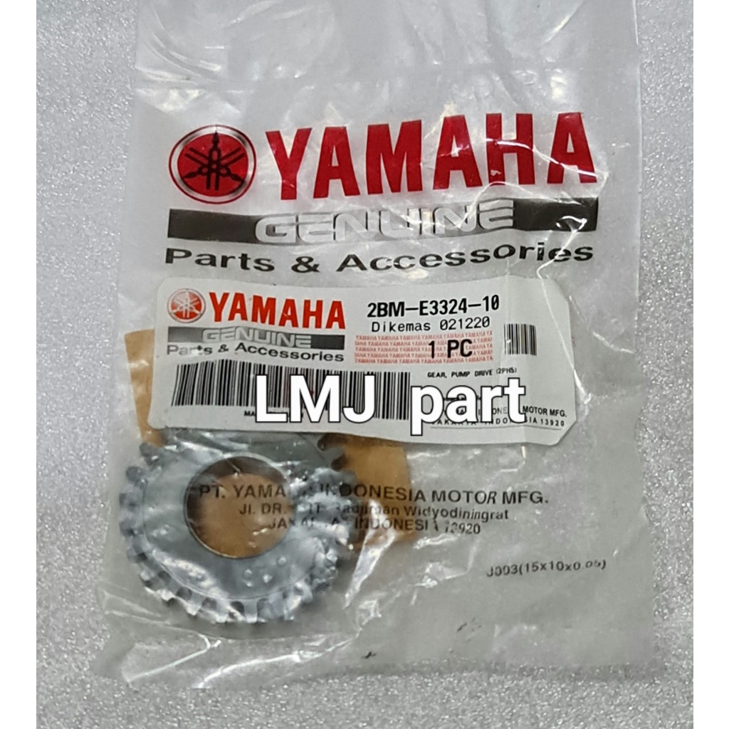 Jual GIR GEAR PUMP DRIVE POMPA OLI MIO M3 S Z FINO FI 125 YGP 2BM-E3324-10 | Shopee Indonesia