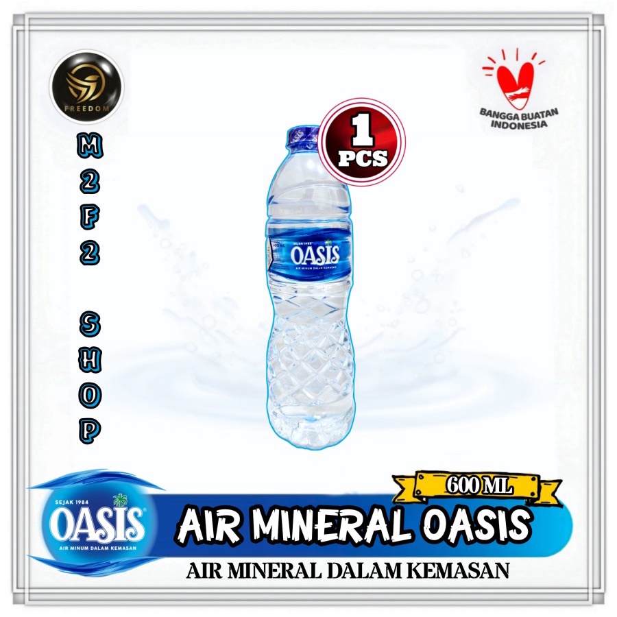 Jual Air Mineral Oasis Botol Tanggung Pet - 600 ml (Kemasan Satuan) | Shopee Indonesia