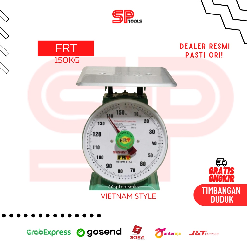 Jual TIMBANGAN DUDUK 150KG ANALOG JARUM KUE BUAH / SAYUR FRT MODEL ...