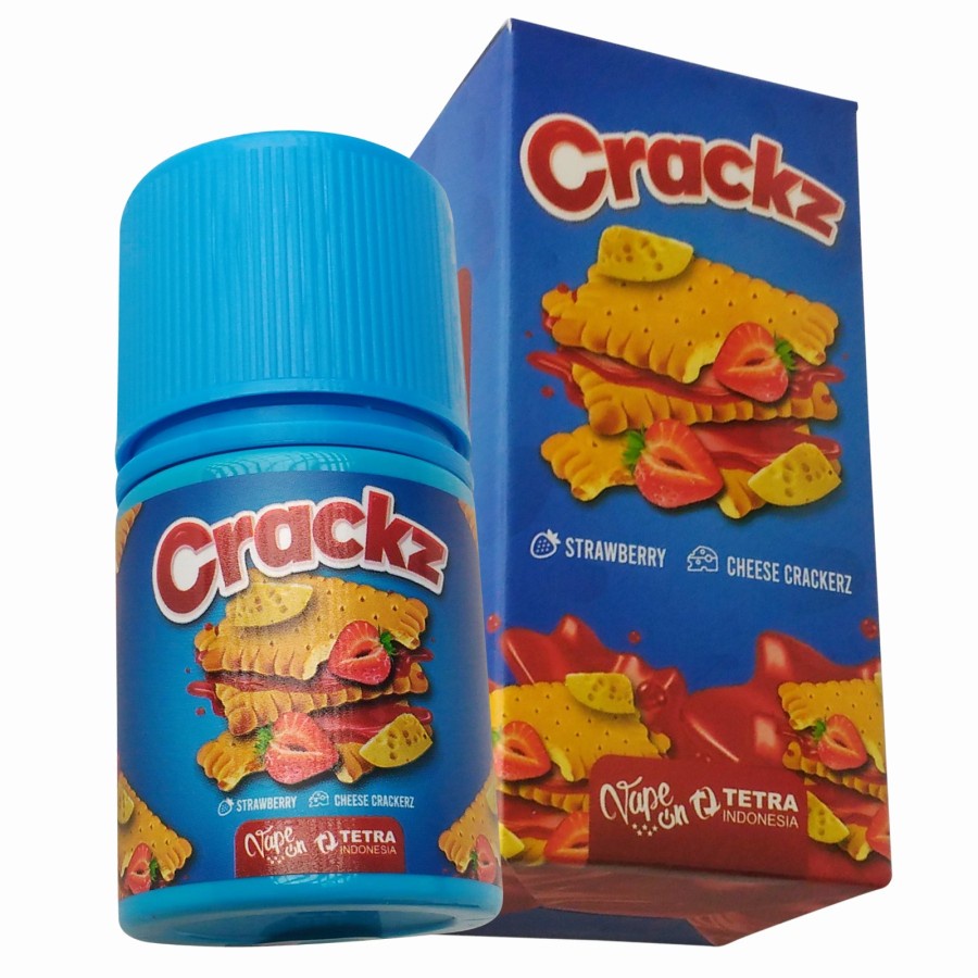 Jual Crackz V1 Strawberry Cheese Crackerz 60ML by Tetra x Vape On ...