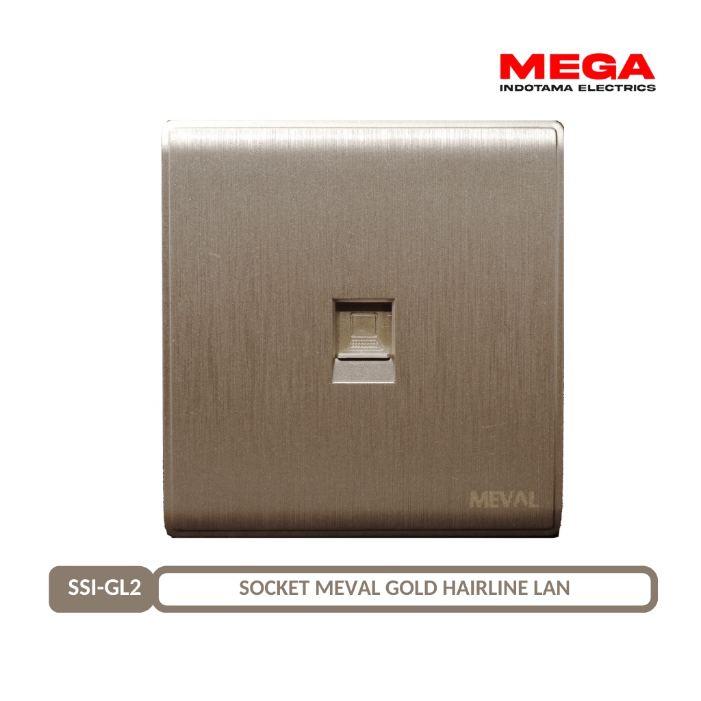 Jual Socket Meval LAN Gold Hairline - SSI-GL2 | Shopee Indonesia