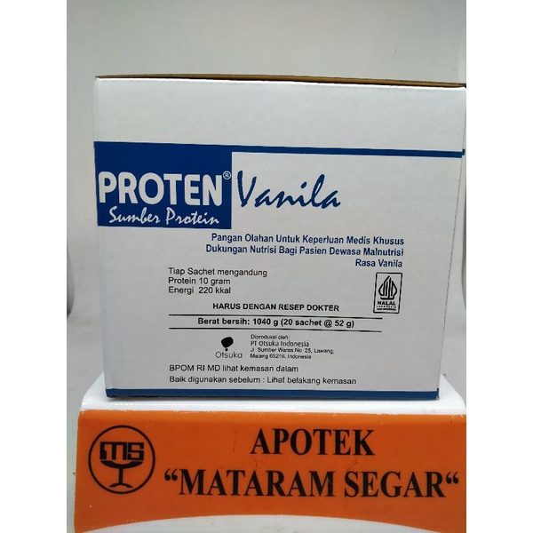 Jual Proten Vanila dan Coklat per Box isi 20 sachet | Shopee Indonesia