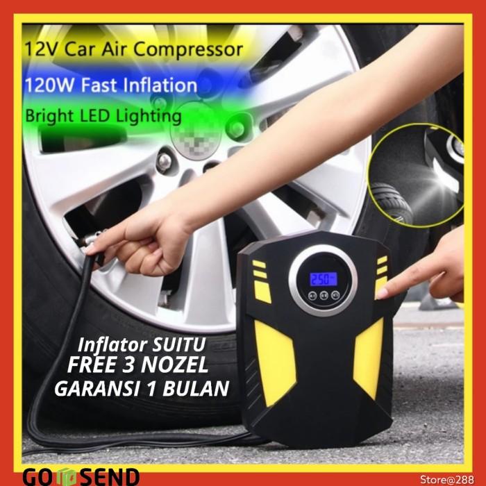 Jual Terlaris Pompa Ban Mobil Elektrik Angin Serbaguna Inflator ...