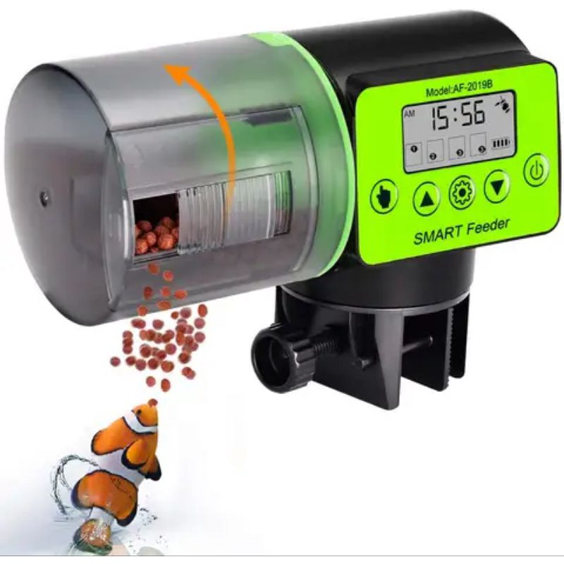Jual SMART FEEDER Dispenser Makanan Ikan Otomatis Aquarium Automatic ...