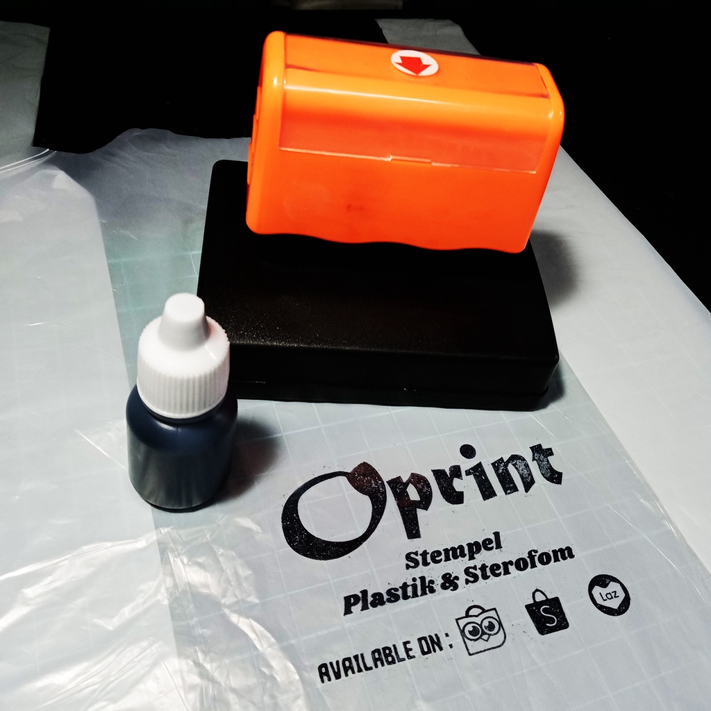 Jual STEMPEL Untuk Plastik, Cap Minuman, Sterofom, Stempel Permanen ...