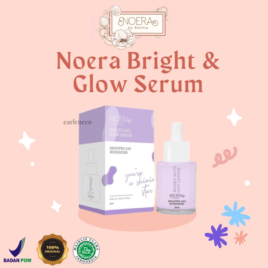Jual Noera Bright & Glow Serum | Serum Wajah Brightening Glowing ...
