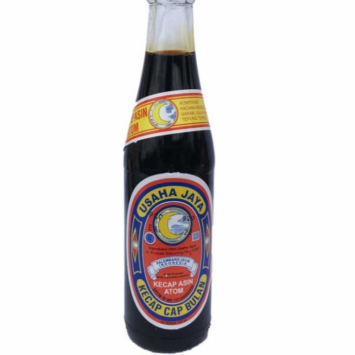 Jual Kecap Asin Atom 320ml Cap Bulan Kecap Asin Botol Kaca | Shopee ...