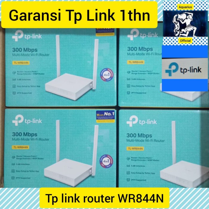 Jual TP-LINK TL-WR844N NEW 300MBPS MULTI-MODE ACCESS POINT/ WI-FI ...