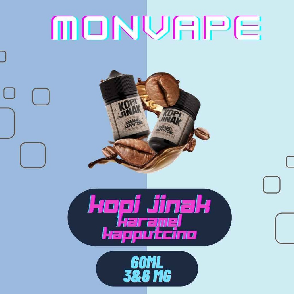 Jual KOPI JINAK 60ML BY KOKO SARANG X NOIR E-LIQUID | Shopee Indonesia