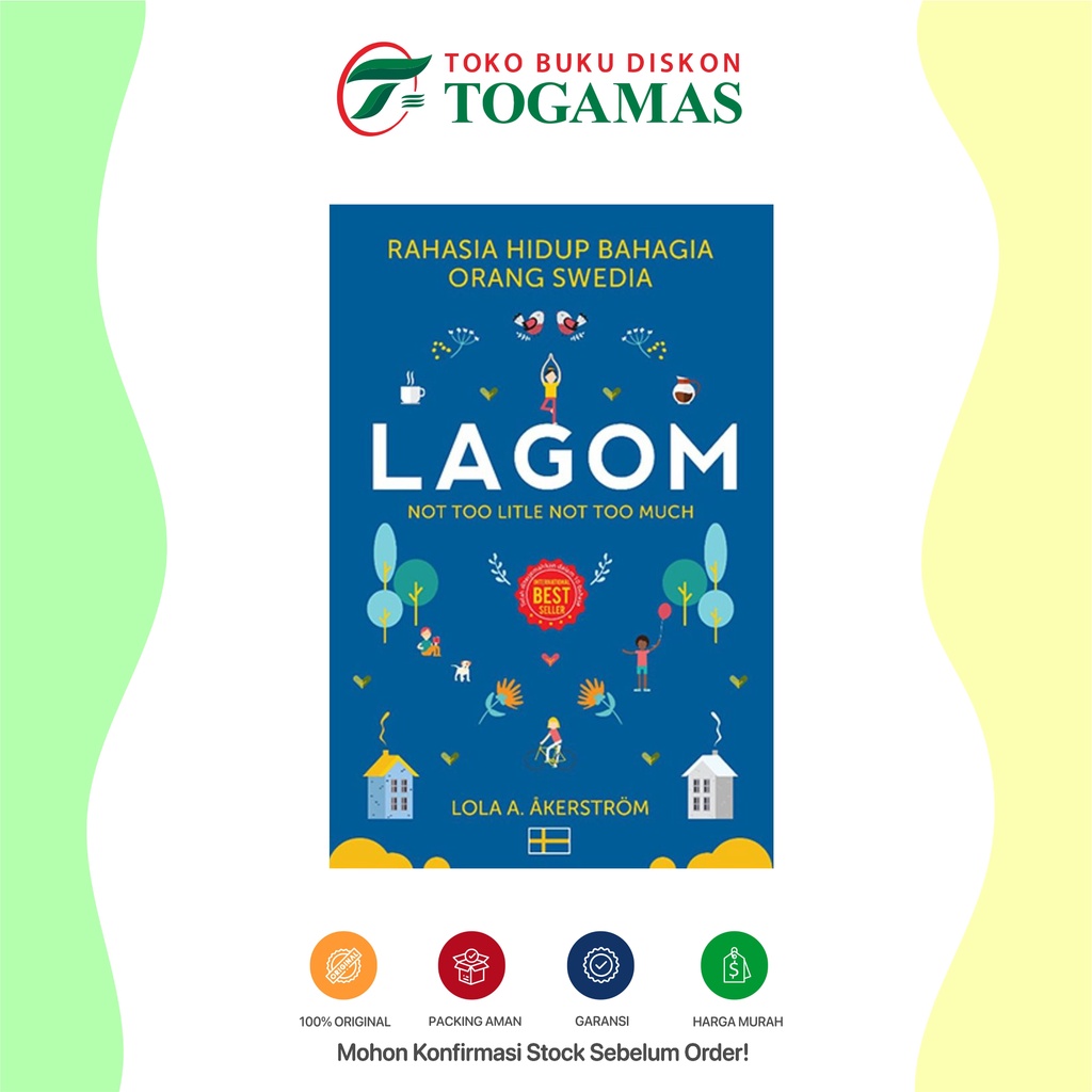 Jual [ORIGINAL] Buku Lagom (Rahasia Hidup Bahagia Orang Swedia) - RENE ...