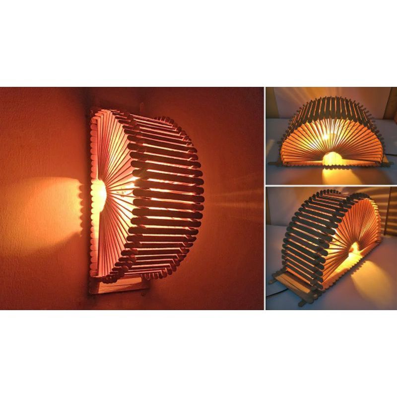 Jual LAMPU TIDUR DINDING UNIK ESTETIK RUSTIK VINTAGE PRAKARYA KERAJINAN ...